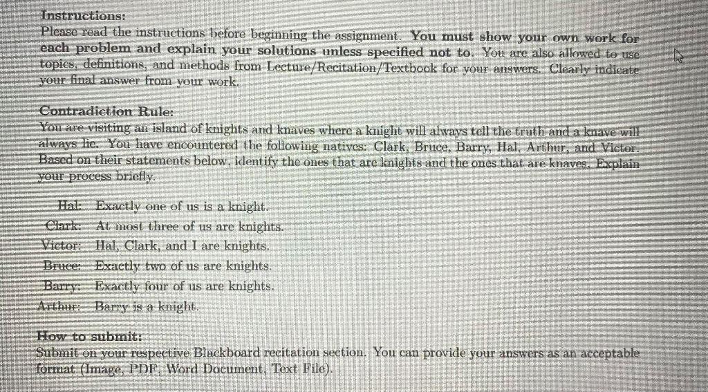 Solved Instructions: Please read the instructions before | Chegg.com