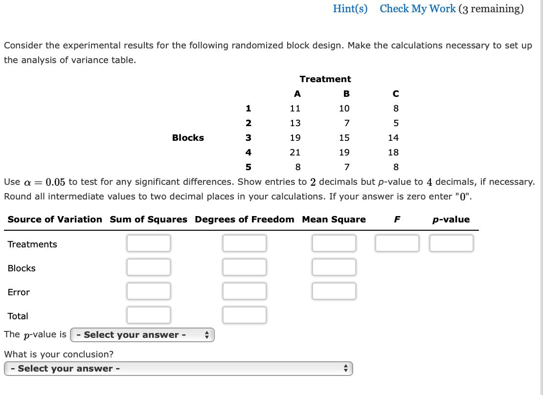 Solved Hint(s) Check My Work (3 remaining) Consider the | Chegg.com