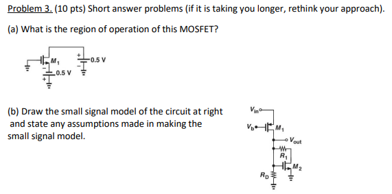 Solved Problem 3. (10 pts) Short answer problems (if it is | Chegg.com
