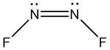 Solved The compound cis-N2F2 is shown below. Fill in the | Chegg.com