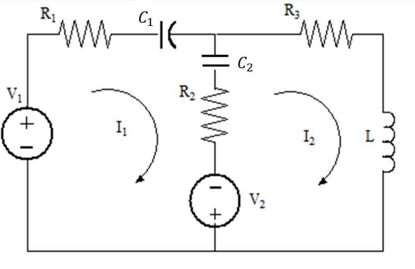 Solved this figure gives an RLC circuit. Use mesh | Chegg.com