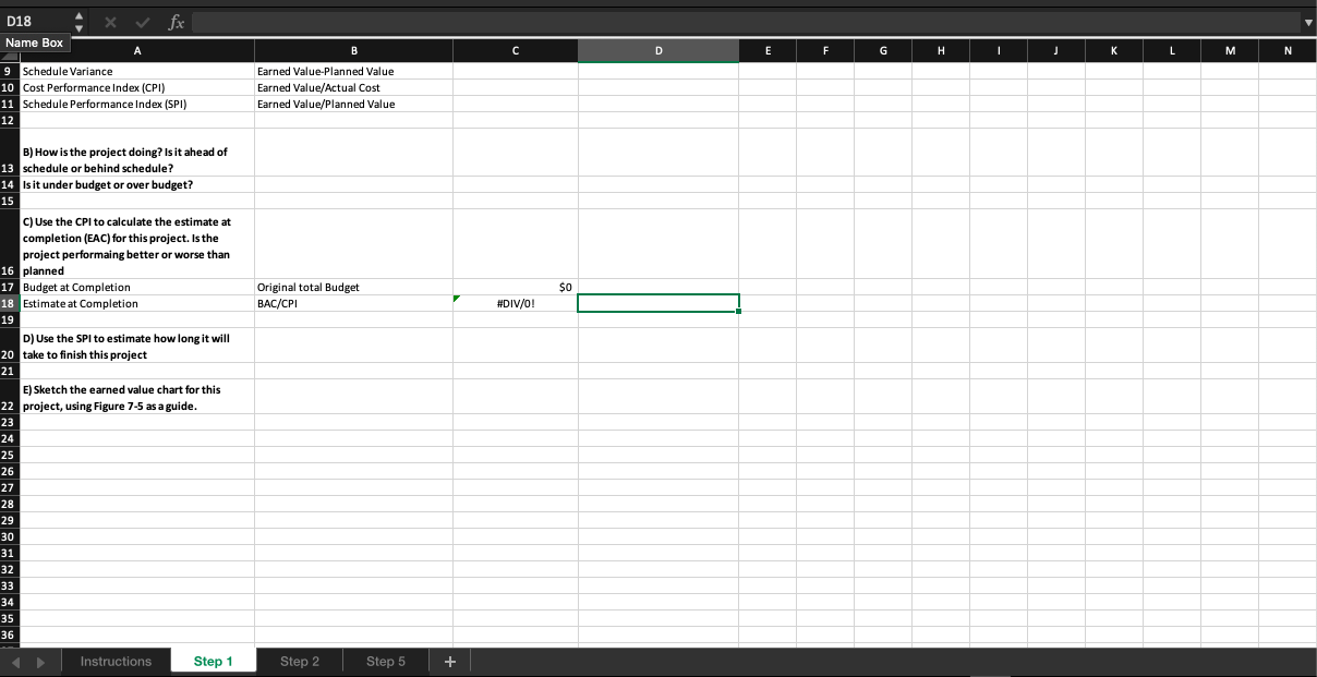 Ms. Excel Practice Assignment 5 1. Create a Ms. Excel | Chegg.com