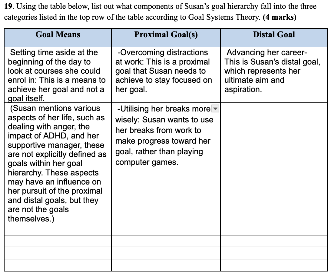 Solved Please help me fill out the table bellowhere is the | Chegg.com