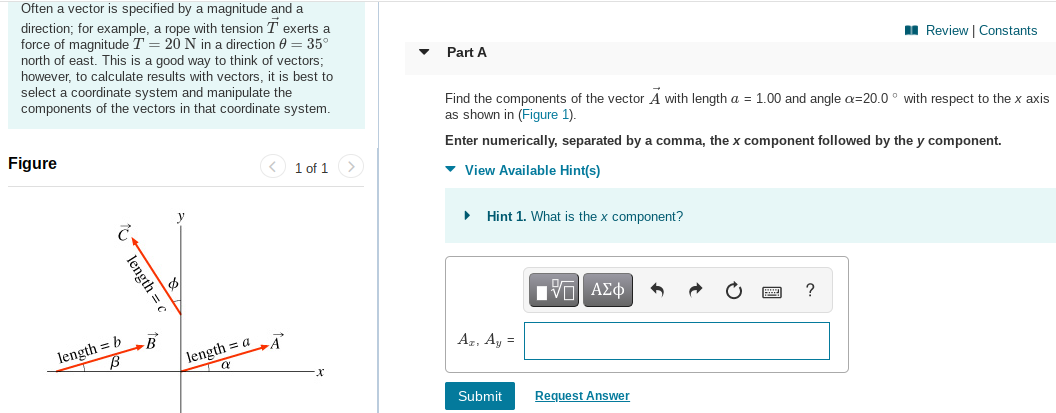 Solved Often a vector is specified by a magnitude and a | Chegg.com