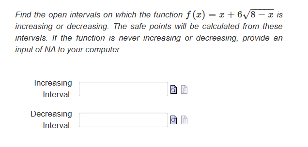 Solved Find the open intervals on which the function | Chegg.com