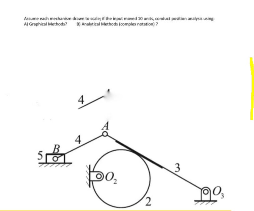Solved Assume each mechanism drawn to scale; if the input | Chegg.com