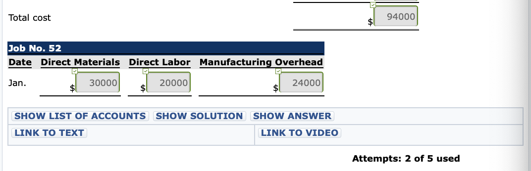 Solved Lott Company uses a job order cost system and applies | Chegg.com