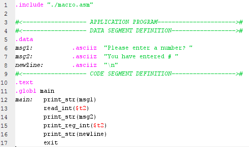Solved Use 'MARS' to Solve the problem: Extend macro.asm to | Chegg.com