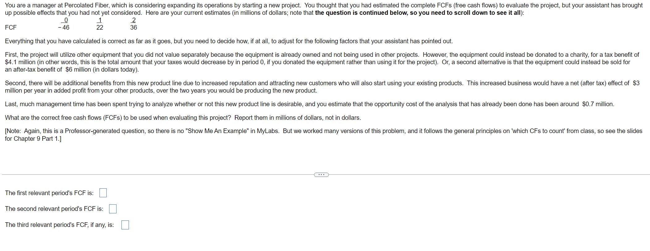 Solved up possible effects that you had not yet considered. | Chegg.com