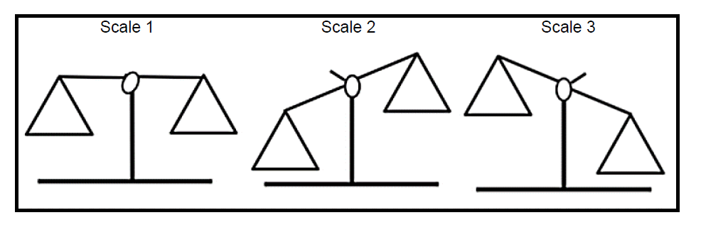 Solved Name the relationship that scale 2 presents and | Chegg.com