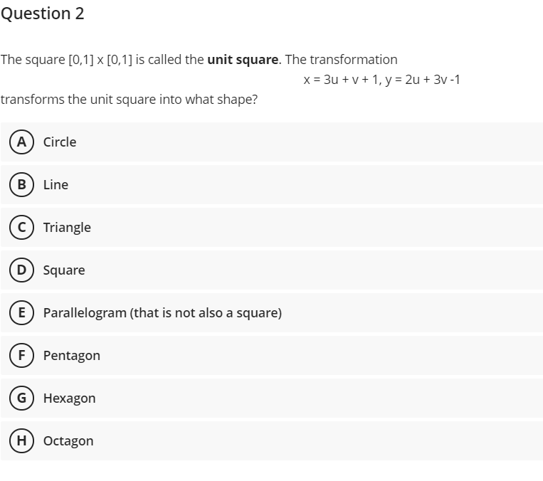 Solved Question 1 10 Points The square [0,1] x [0,1] is | Chegg.com