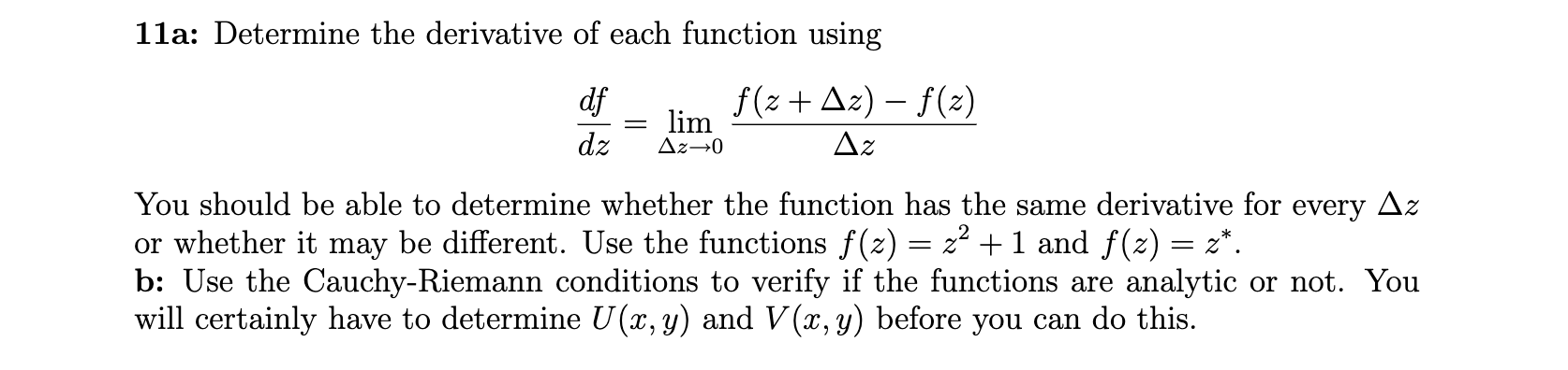 Solved 11a: Determine the derivative of each function using | Chegg.com