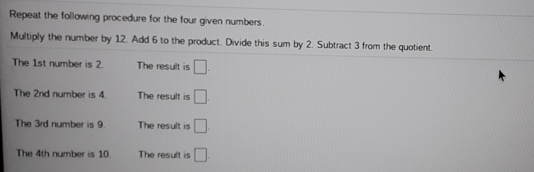 Solved Repeat the following procedure for the four given | Chegg.com