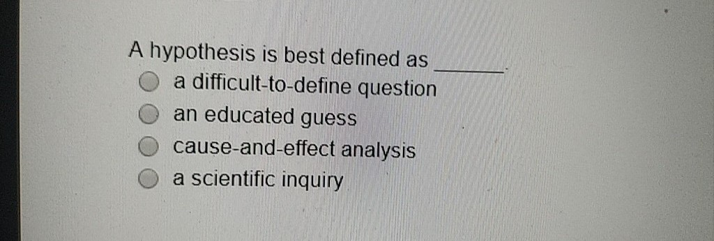 Solved QUESTION 17 If you were to hypothesize that there is | Chegg.com