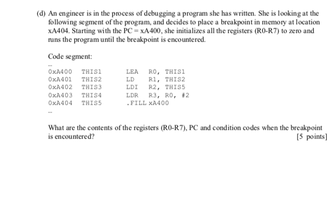 Problem 4 Assembly Languagel 10 Points A An Lc 3 