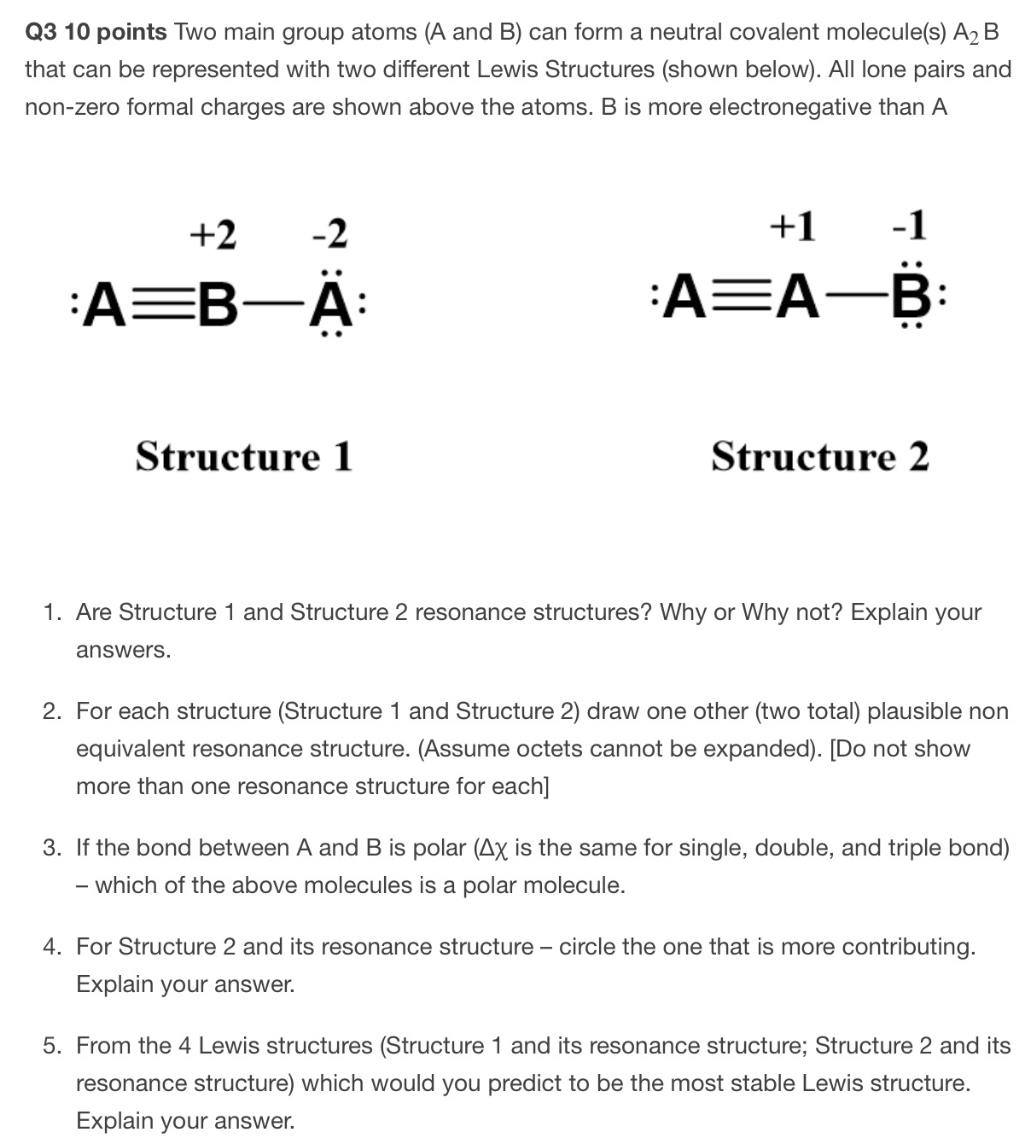 Solved Q3 10 points Two main group atoms (A and B) can form | Chegg.com