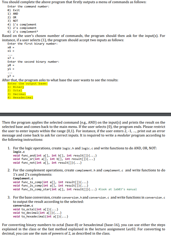 Solved logic.c #define MAX 8//Byte = 8 bits void | Chegg.com