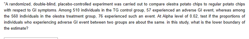 Solved "A randomized, double-blind, placebo-controlled | Chegg.com