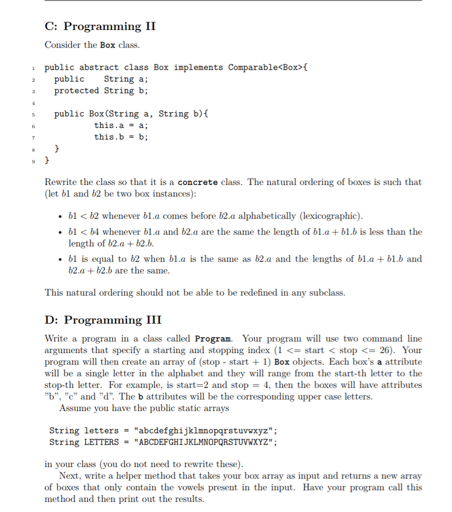 Solved Consider the Top class i public abstract class Topí 2 | Chegg.com