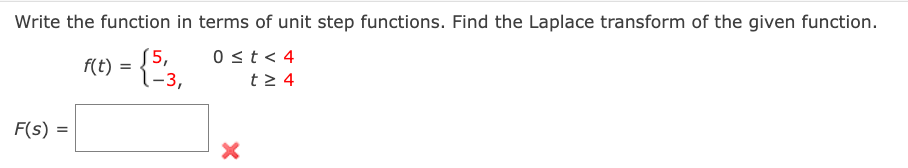 Solved Use the Laplace transform and the procedure outlined | Chegg.com