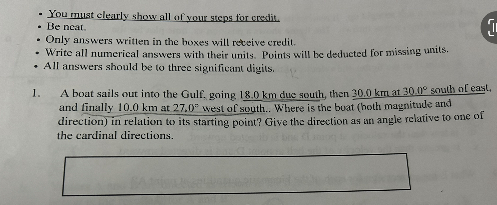 Solved - You must clearly show all of your steps for credit. | Chegg.com