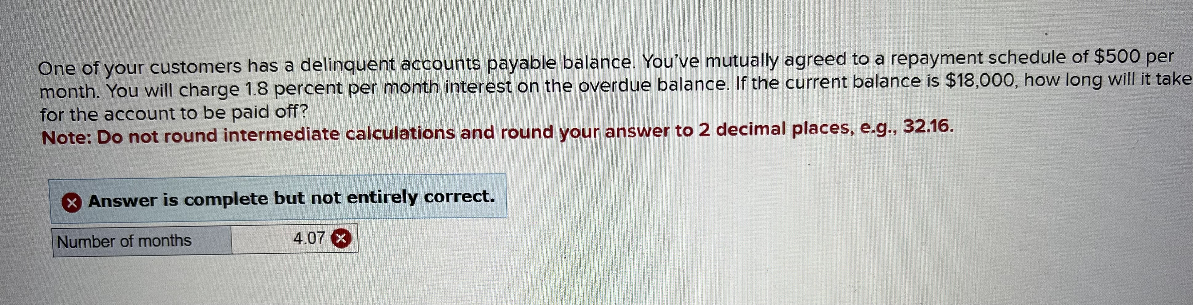 Solved One of your customers has a delinquent accounts | Chegg.com