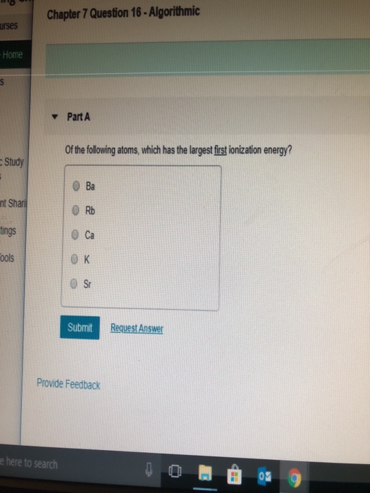 Solved Chapter 7 Question 16-Algorithmic urses Home Part A | Chegg.com