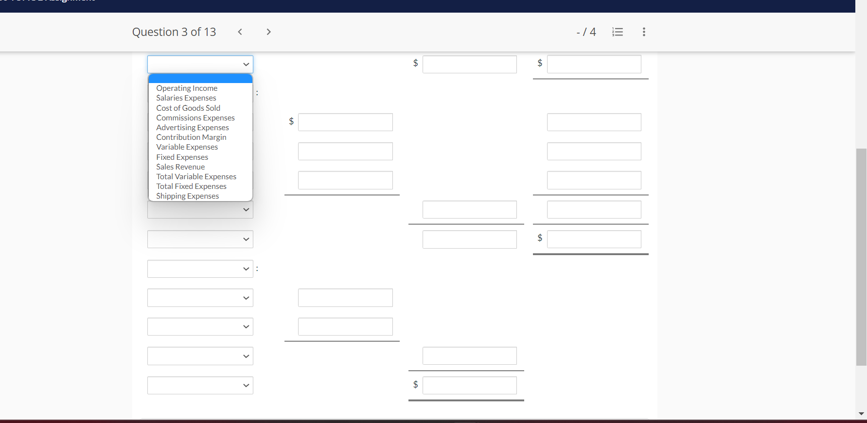 Solved Current Attempt in Progress Restate the following | Chegg.com