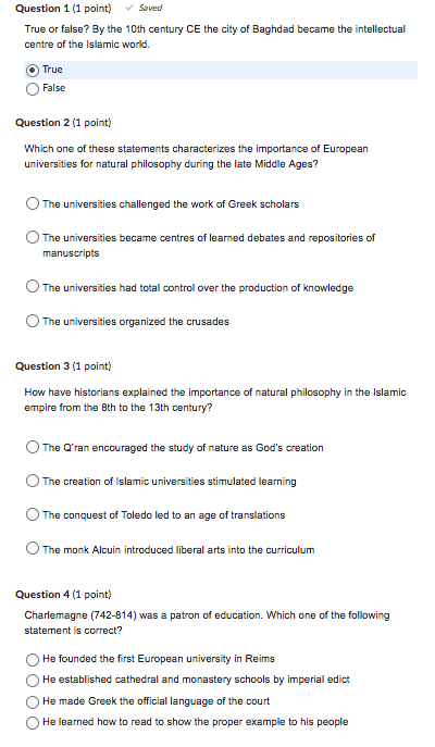 Solved True or false? By the 10 th century CE the city of | Chegg.com