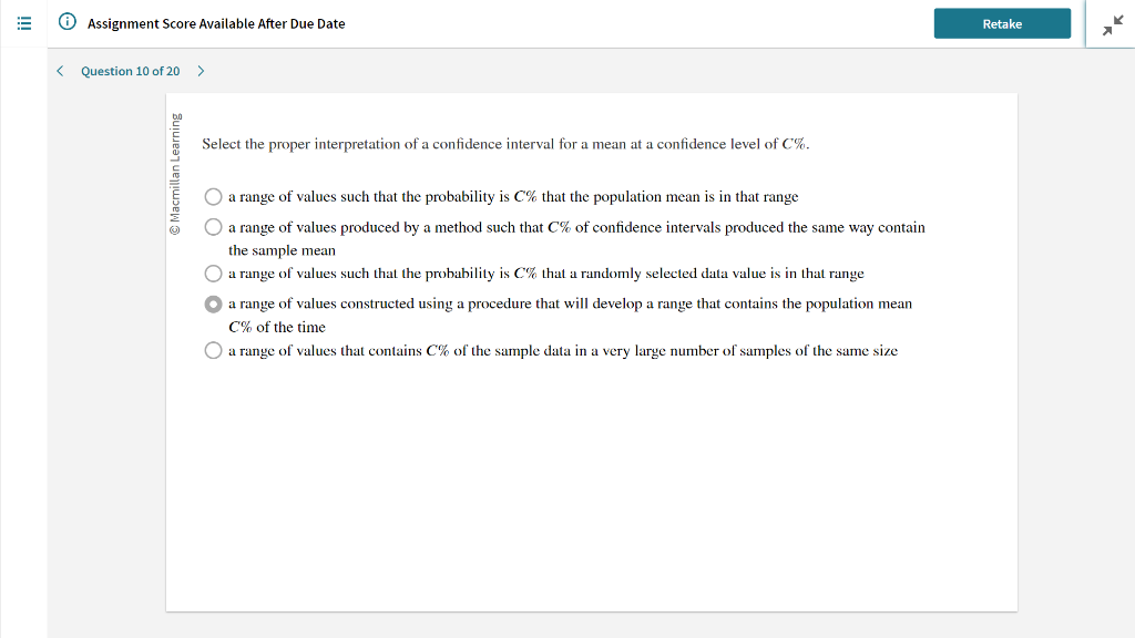 Solved Assignment Score Available After Due Date Question 10 | Chegg.com