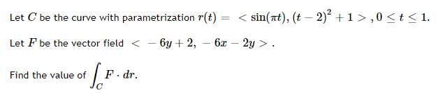 Solved Let C be the curve with parametrization r(t) ,0. Find | Chegg.com