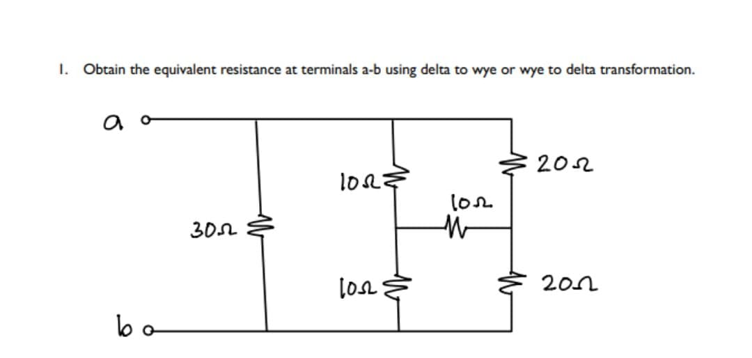 Solved Obtain the equivalent resistance at terminals a-b | Chegg.com