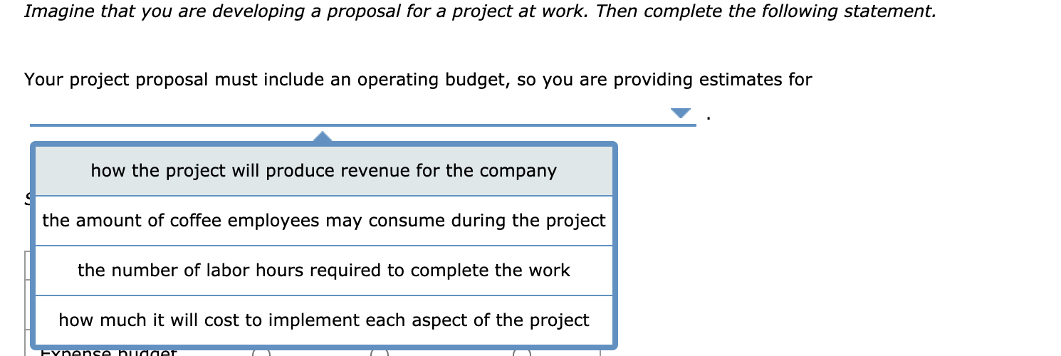 Solved Imagine that you are developing a proposal for a | Chegg.com