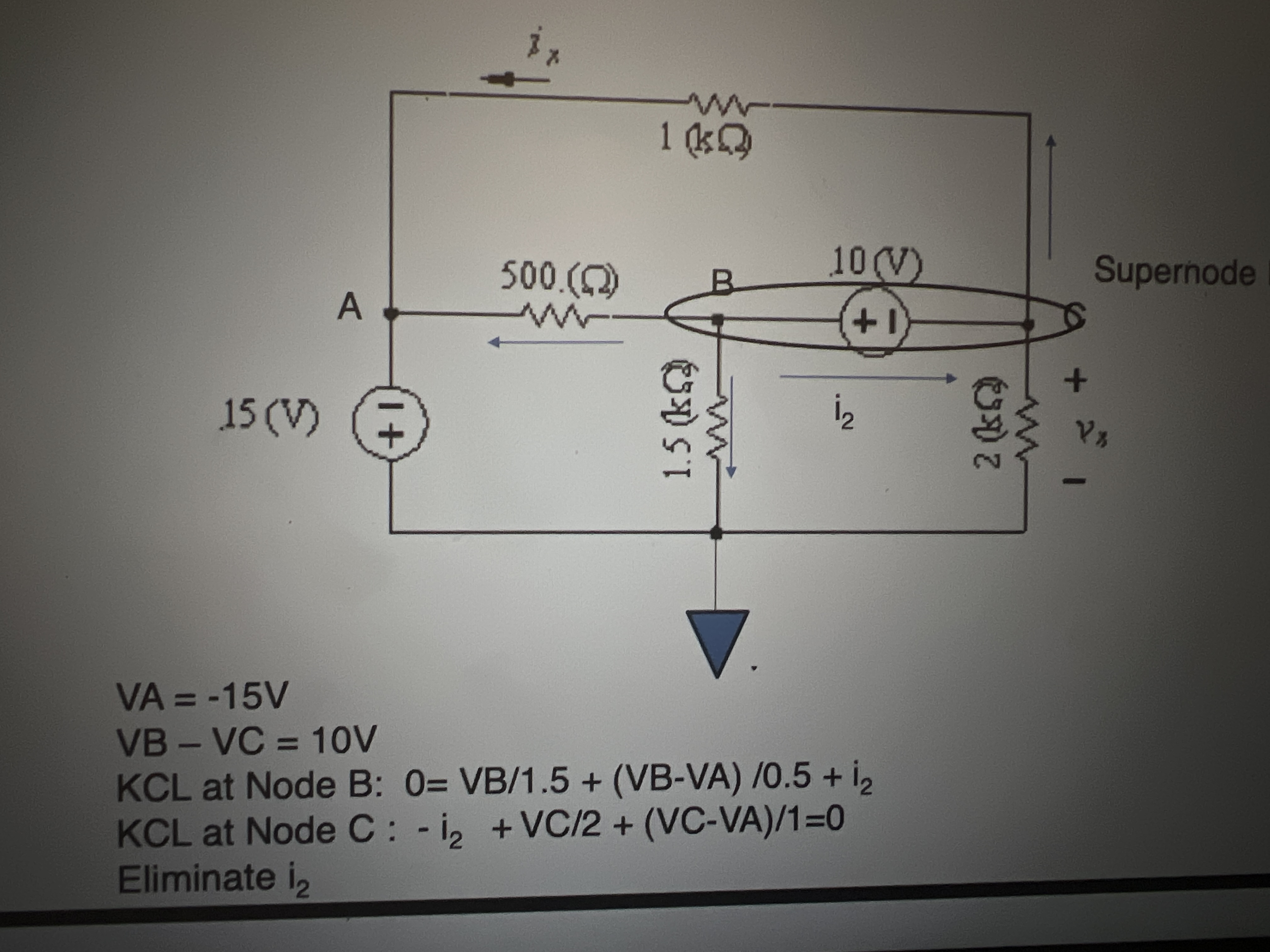 Solved A) find node voltage equations for the following | Chegg.com