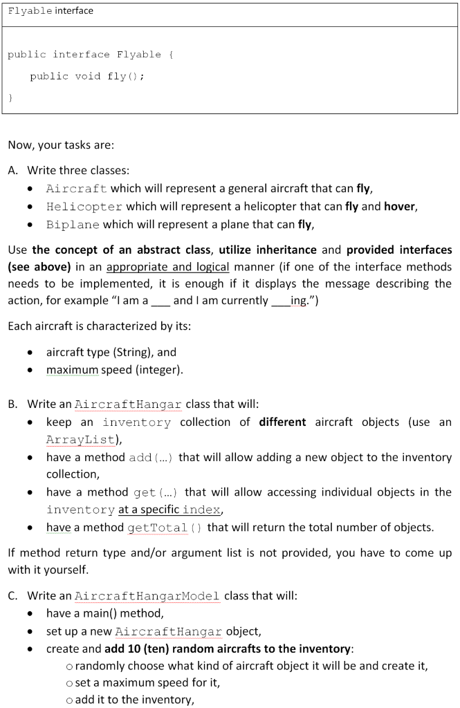 Create a model of an aircraft hangar where all kinds | Chegg.com