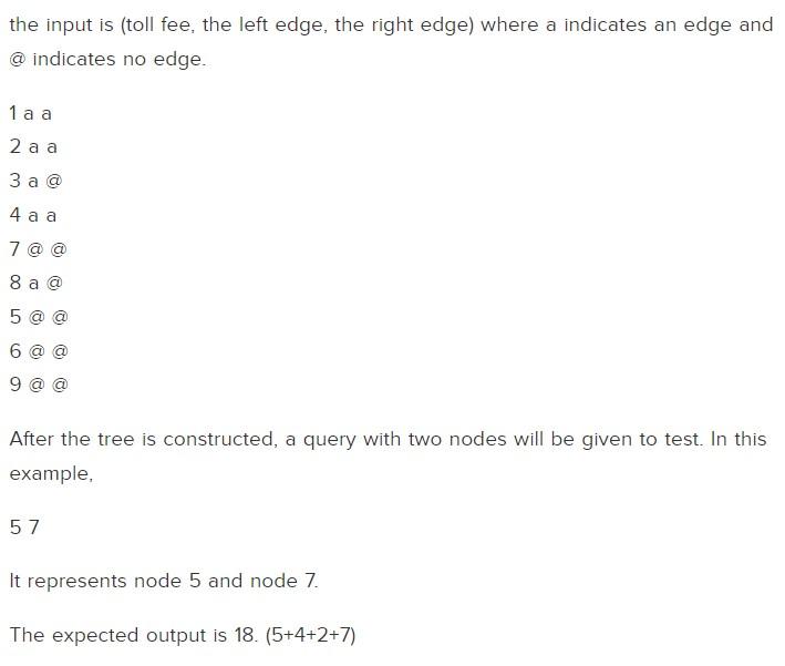 The Moving Cost from A to B in a Binary Tree In a | Chegg.com