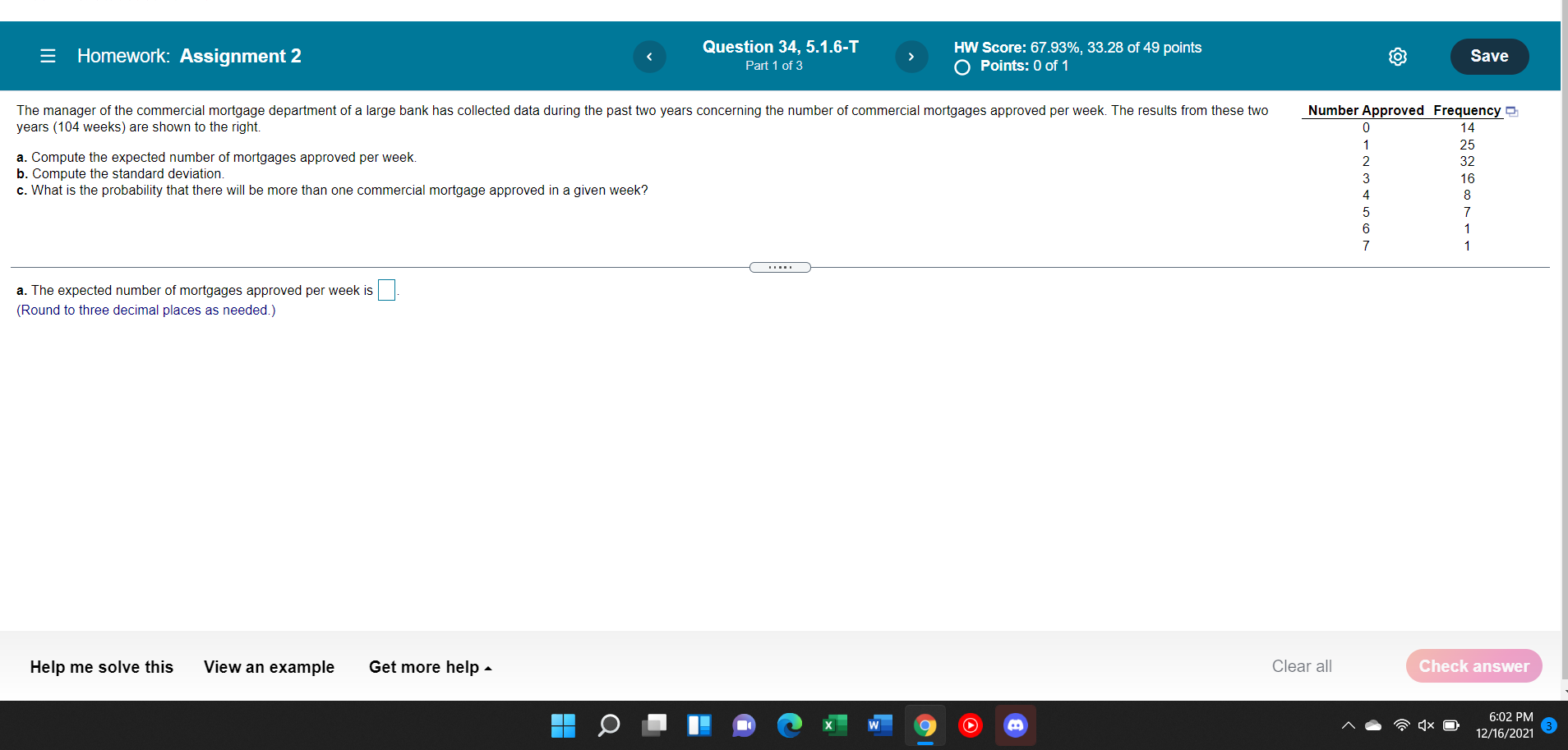 Solved Homework Assignment 2 Question 34 516 T Part 1 7027