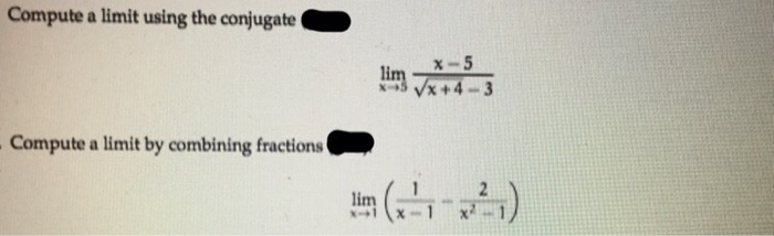 Solved Compute a limit using the conjugate lim_x rightarrow | Chegg.com