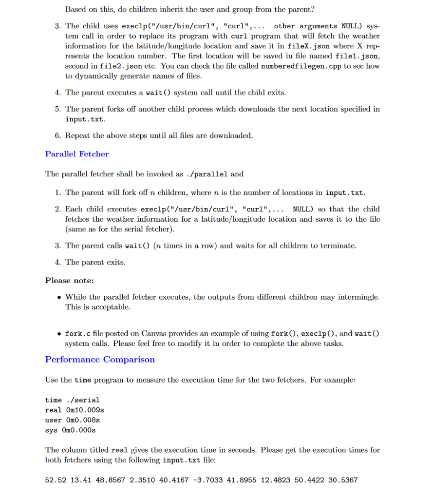 In this part you will design a two programs that make | Chegg.com