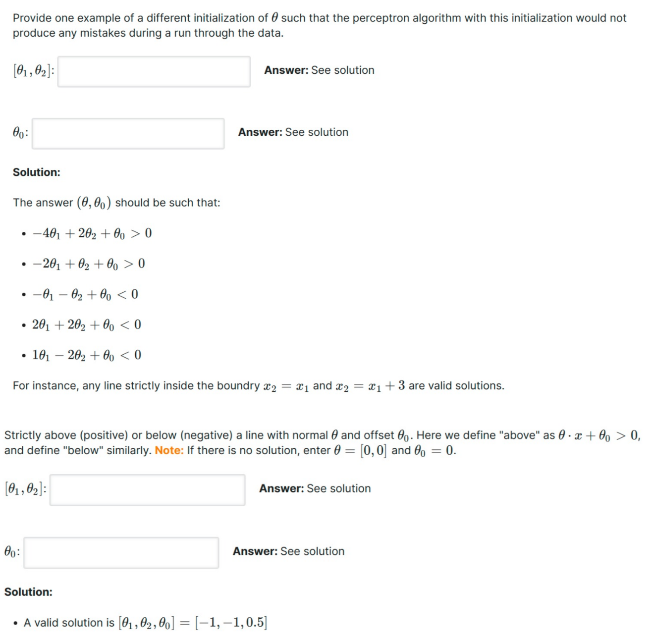 Solved Provide one example of a different initialization of | Chegg.com