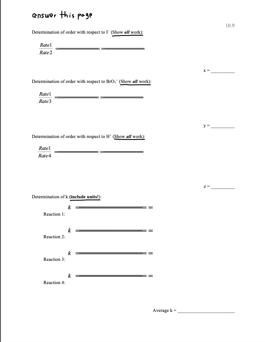 Solved Please answer me the workout sheet I have included | Chegg.com