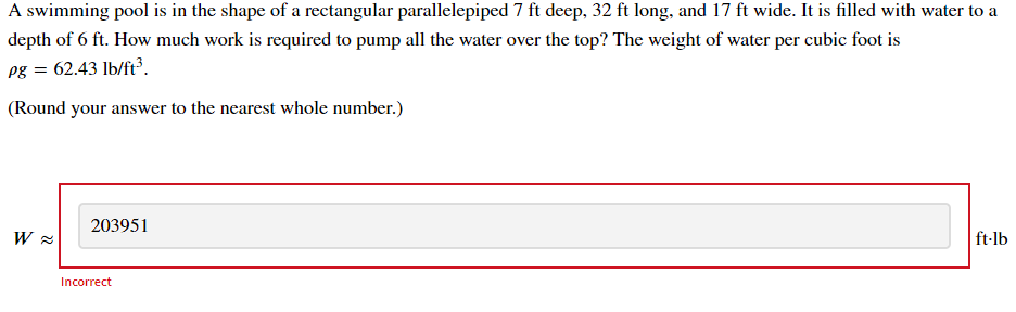 Solved A swimming pool is in the shape of a rectangular | Chegg.com