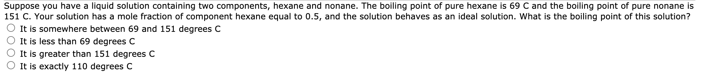 Solved Suppose you have a liquid solution containing two | Chegg.com