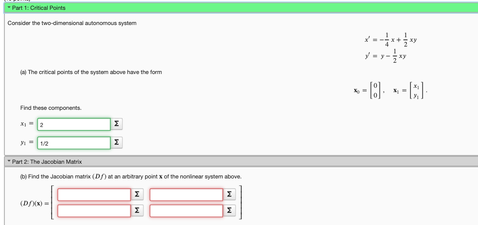 Solved Consider the two-dimensional autonomous system \\[ | Chegg.com