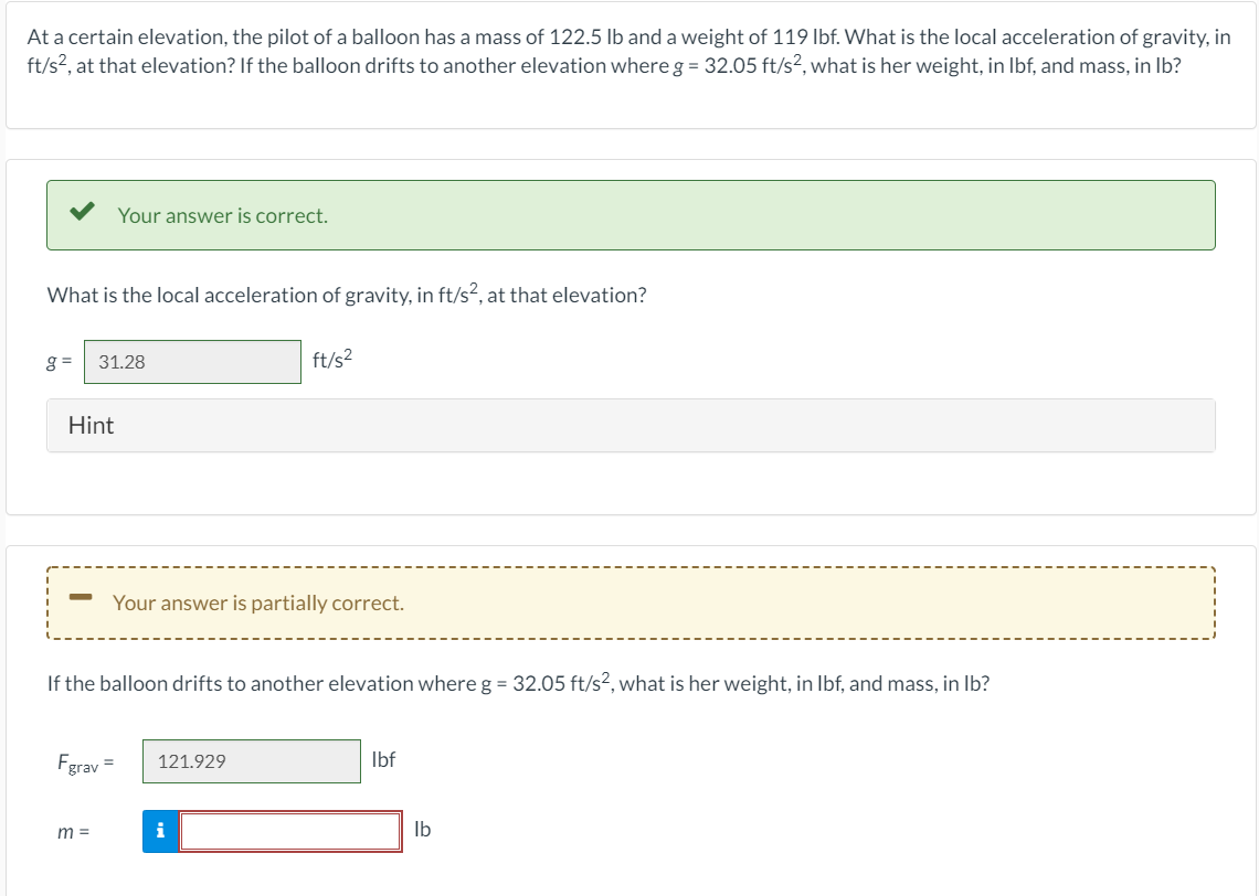 Solved At a certain elevation, the pilot of a balloon has a | Chegg.com