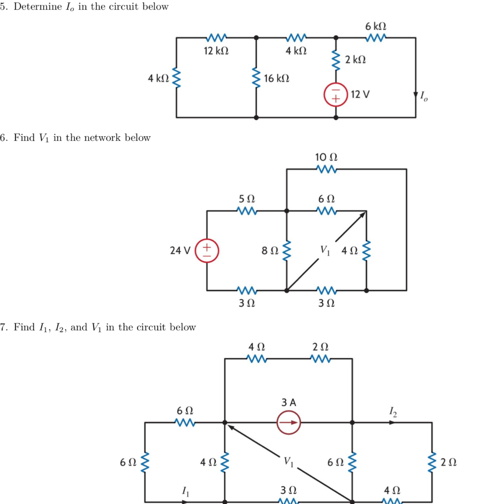 Solved 5. Determine I, in the circuit below 6 kn 12 kn 4 kn | Chegg.com Solved 5. Determine I, in the circuit below 6 kn 12 kn 4 kn | Chegg.com