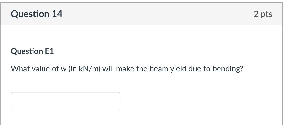 Solved Part E OneSteel Section Type E = 180UB18.1 fyE = 285 | Chegg.com