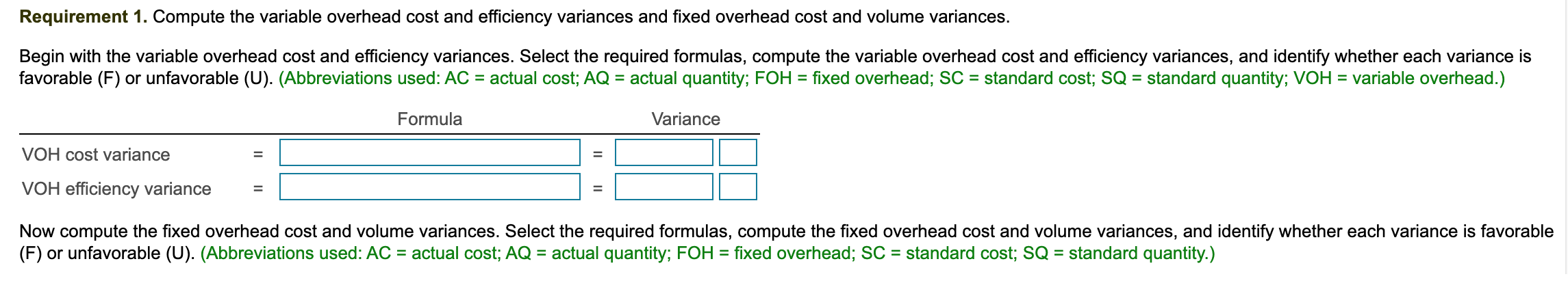 Solved Data Table $ $ Static budget variable overhead Static | Chegg.com