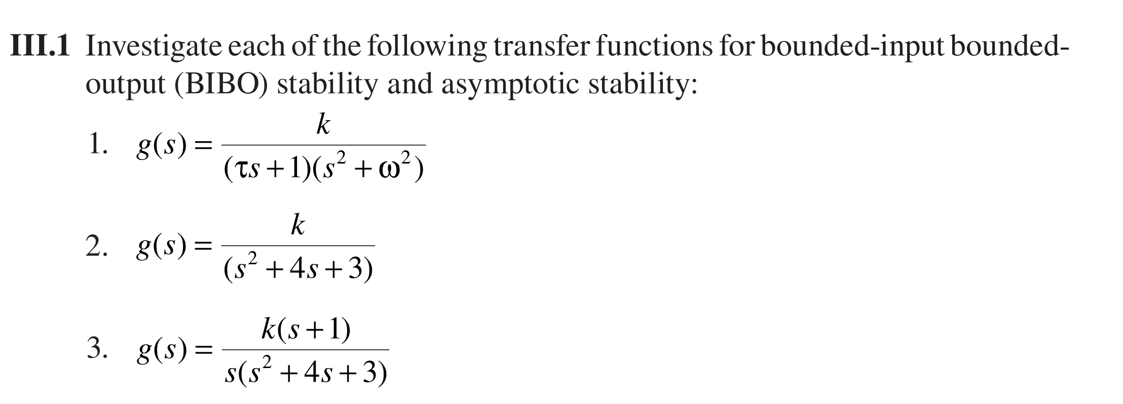 Solved Ii1 Investigate Each Of The Following Transfer 