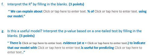 Solved Least Squares Linear Regression of Asking Predictor | Chegg.com